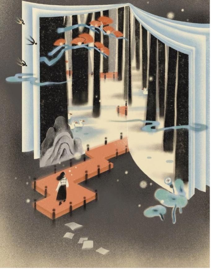 2024BIBF国际插画大赛获奖插画师个人访谈 VOL.5 王馨墨《无用之书》 | BIBF 国际插画大赛